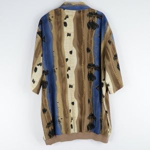 Alan Stuart | Shirts | Vintage 9s Streetwear Abstract Print Polo Shirt ...